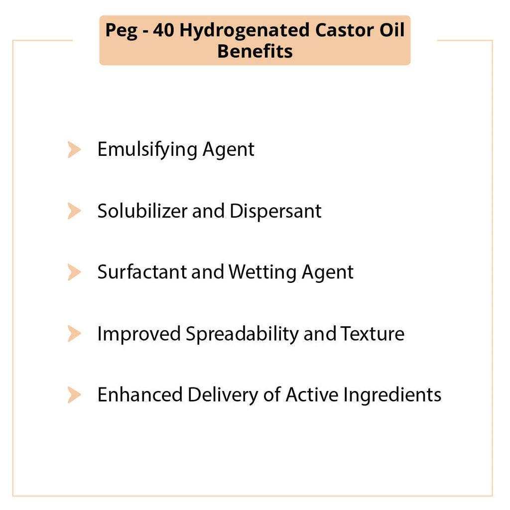 Buy Peg 40 Hydrogenated Castor Oil Online at Best Price in the UK| Hydrogenated Castor Oil Bulk ...