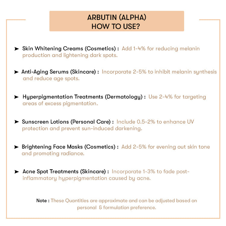 Buy Alpha Arbutin Online at Best Price in the UK | Alpha Arbutin Bulk ...