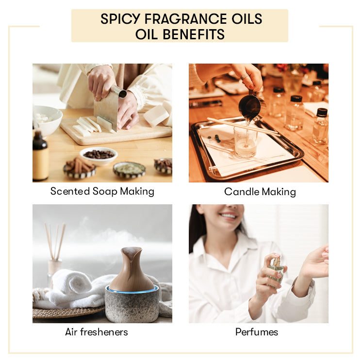 Buy Spicy Fragrance Oils Sample Kit Online at Best Price – VEDAOILS UK