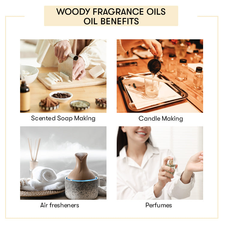 Shop 5 Woody Fragrance Oils Sample Kit - 10 Ml Each in UK – VEDAOILS UK