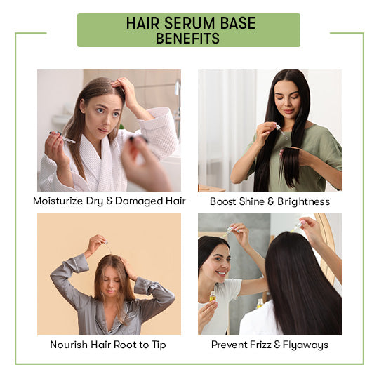 Hair Serum Base – Ready-to-Use Natural Base for Hair Care – VEDAOILS UK